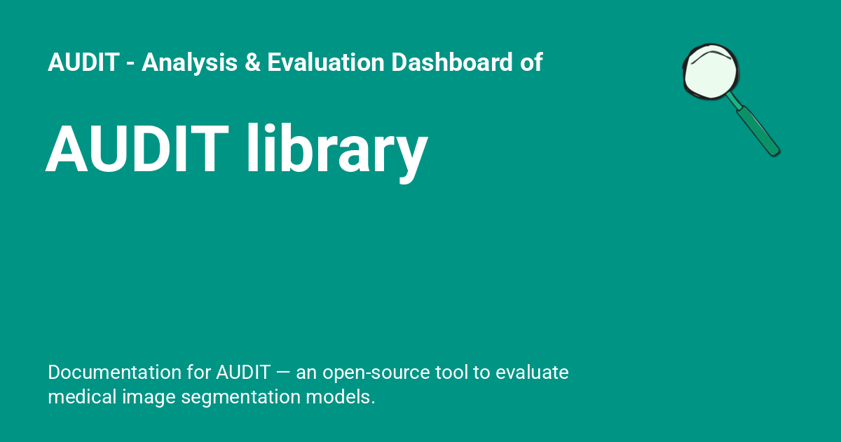AUDIT - Analysis & Evaluation Dashboard of Artificial Intelligence